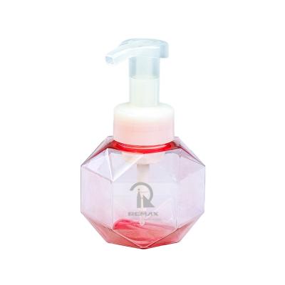Κίνα Πολυγωνικό άδειο PET 300ml φούσκα αντλία μπουκάλι καθαρισμός προσώπου συσκευασία μπουκάλι γρήγορη παράδοση χρώμα προσαρμοσμένο προς πώληση