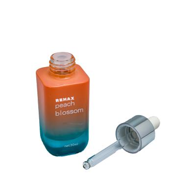 Cina REMAX Bottiglia a goccia di 30 ml Bottiglia a pompa di lozione di 100 ml Imballaggio in vetro gradiente Set Copertura arginata in vendita