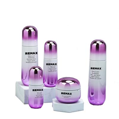 China 50 g 30 ml 50 ml 100 ml 120 ml Eletroplaçado Gradiente de duas cores Redondo de fundo Redondo de tampa Fotala de vidro e frasco à venda