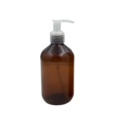 Cina 300 ml PET Ambror Brown Bottiglie di plastica con pompa chiara nero spray di olio Set pronti per l' spedizione In magazzino in vendita