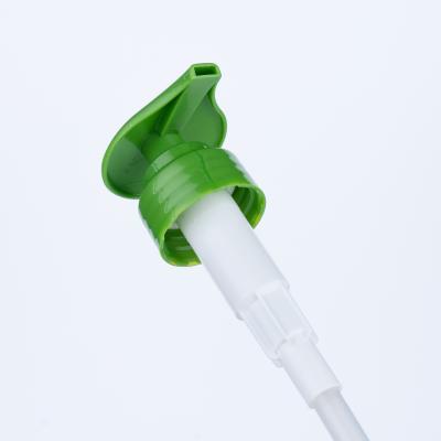China 33/410 Donkergroen ronde pompkop Plastic lotion pompkop voor shampoo en lotion flessen voor lichaamsreiniging en haarverzorging Te koop
