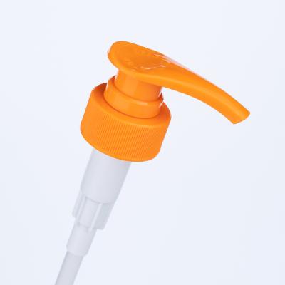 China 33/410 Pompenkopf für Orange Lotion für Duschgel-Flaschen und Shampoo-Flaschen für das Baden, Haut- und Haarpflege zu verkaufen