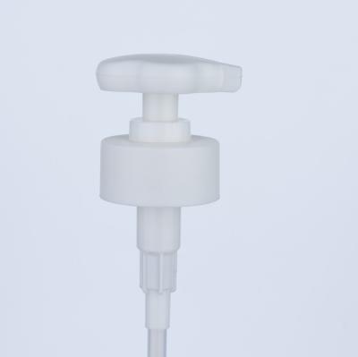 Cina 28/400 Testa di pompa di lozione a forma di fiore bianco per bottiglie di gel da doccia e bottiglie di shampoo per bagno per la cura della pelle e dei capelli in vendita