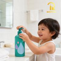 China 200ml PET Yellow  Gradient Foam Bottle for sale