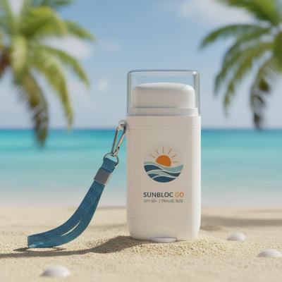 China 50ml Custom Travel Size Sunscreen Stick Container for Personal Care Cosmetic Packaging for sale