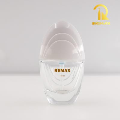 China 40ml Glass Bowling Ball Shaped Lotion Bottle Round Cosmetic Packaging Container for sale