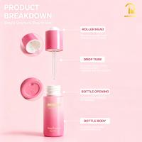 China 30ml PET Plastic Dropper Bottle Custom Logo Empty Serum Cosmetic Packaging for sale