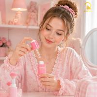 China 30ml PET Plastic Dropper Bottle Custom Logo Empty Serum Cosmetic Packaging for sale