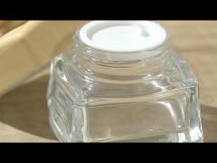 Storage necessary：Inside the Mind of Transparent Glass Skincare Bottle and Jar Set
