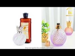 Design Luxury Glass Cosmetic Packaging 100ml Multicolor com listras