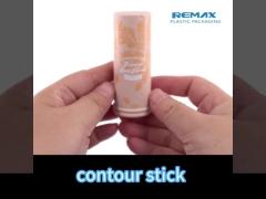 Round Plated Refillable Makeup Tubes – Concealer, Highlighter, Solid Balm, Lipstick & Contour Stick,