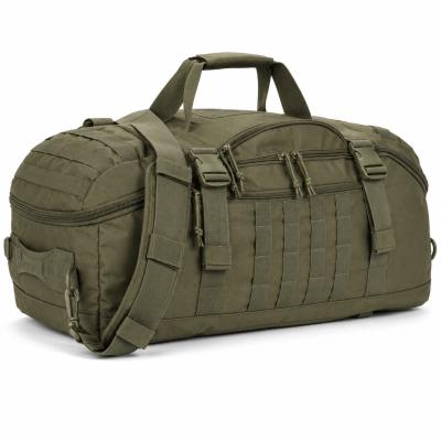 China 25L Tactical Duffle Backpack for Men Manufacturer, Convertible Weekender Gym & Travel Bag for Overnight Trips, Workout, Sports and Outdoor Use, Black for sale