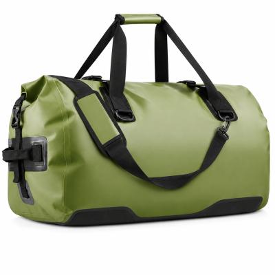 China Waterproof Dry Duffel Bag 40L/60L/80L Factory, Roll Top Travel Gear Bag with Shoulder Strap, Large Capacity Waterproof Storage Bag for Kayaking, Boating, Camping, Hiking & Outdoor Adventures for sale