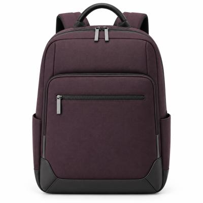 China Professional Business Laptop Backpack Manufacturer , Water-Resistant Travel Computer Backpack with Multi-Layer Storage, Front Zipper Pocket, Side Pockets & Padded Back Support for sale