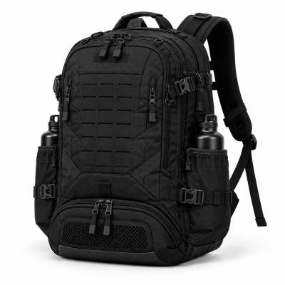 China Custom OEM ODM Expandable Tactical Backpack 45L-65L, Waterproof Military Travel Backpack with Shoe Compartment, Wet/Dry Pocket, Laptop Sleeve & Compression Straps for sale
