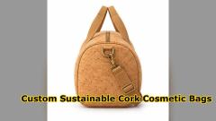 Custom Sustainable Cork Cosmetic Bags OEM Manufacturer