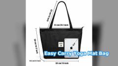 VIZO Full Zip Yoga Mat Bag Easy Carry Solution