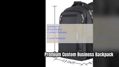 Custom OEM Water Resistant Business Laptop Backpack