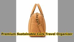 Custom Sustainable Cork Travel Organizer Bag Wholesale