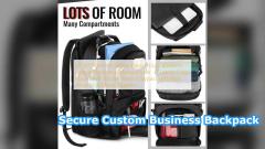 Custom Anti Theft Business Laptop Backpack Manufacturer