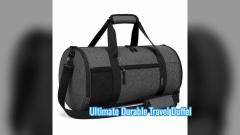 Durable Water Resistant Duffel Bag for Gym and Travel