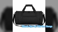 Durable Gym Bag With Shoe Compartment for Fitness and Travel