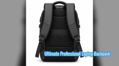 Modern Blue Gray 15 Inch Laptop Backpack for Professionals
