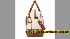 Tactical Wheeled Snowboard Bag Durable Travel Gear