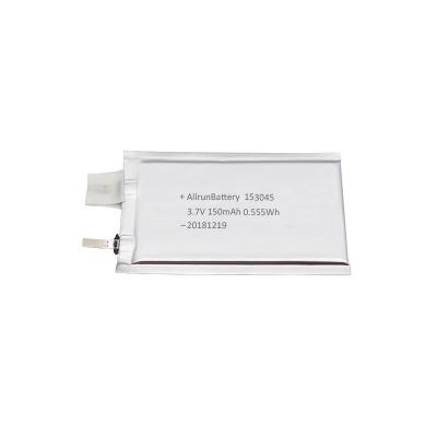 Cina Batteria LiPo ultra sottile Batteria ricaricabile ai polimeri di litio da 3,7 V 150 mAh in vendita