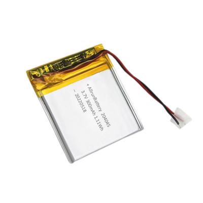 Cina Batteria al litio personalizzata da 3,7 V 300 mAh Batteria LiPo ultra sottile 204050 in vendita