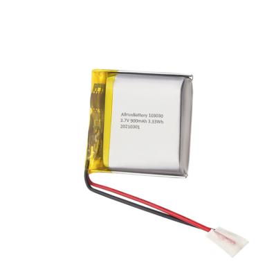 Cina Pacco batteria quadrato ai polimeri di litio Batteria Li Po da 3,7 V 900 mAh in vendita