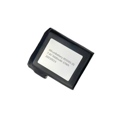 Cina Batteria a lunga durata 2S1P LiPo Batteria 7.4V 5000mAh Batteria ai polimeri di litio in vendita