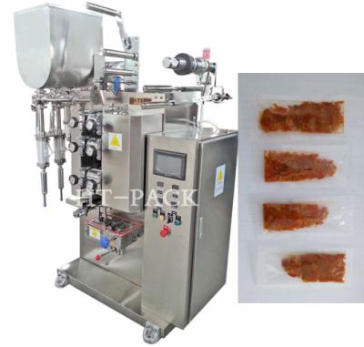 China Atasco cosmético de la crema/de la fruta/empaquetadora del aceite de mesa con el sello de 4 lados en venta