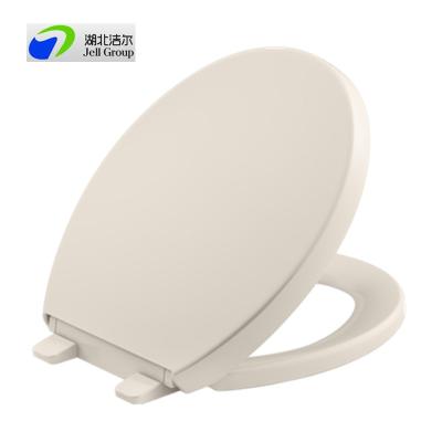 China Plastic toilet seat cover price-Original factory, 3 years' warranty, soft close hinges for sale