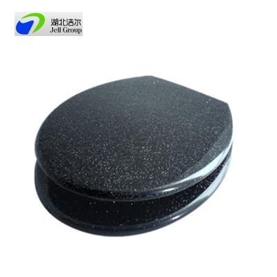China Direct manufacture! PVC toilet seat with soft close hinges and cheap price for sale