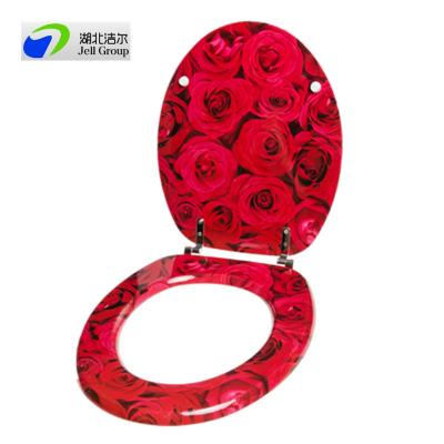 China BSCI certified China direct manufacturer! Soft close hinges Urea toilet seat for sale