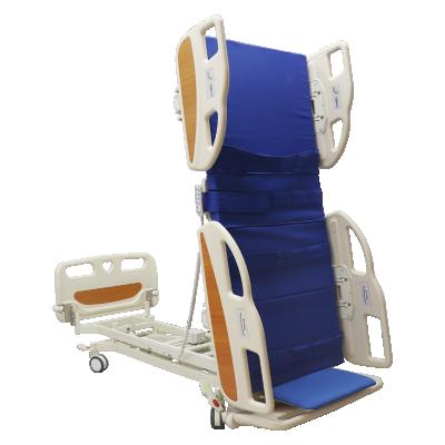 China Age-Friendly Nursing Home Bed with Manual Single Double Rocking Function and Aluminium Alloy Frame with Height Adjustment Range for sale