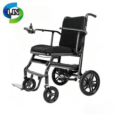 China Electric Mobility Wheelchair with Carbon Fiber Frame, 300W Powerful Brushless Motor and Detachable Lithium Battery for sale