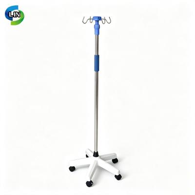 China Stainless Steel Modern Design IV Stand and Pole for Hospital Furniture for sale