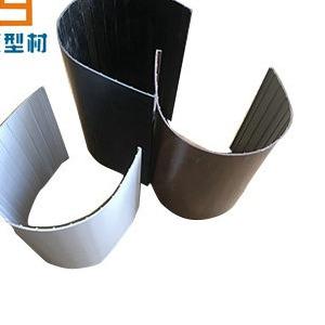 China Fireproof UPVC Building Materials 1.8mm 2.0mm 2.2mm PVC Arch Profiles for sale