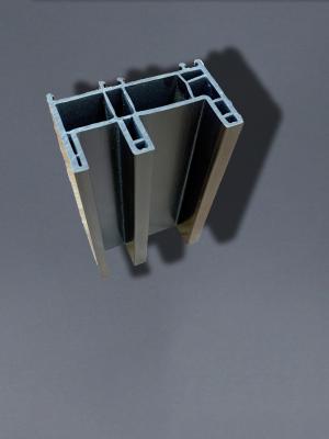 China 50mm UPVC Vensterprofielen die Gordijnstof glijden die Aangepast Weer Bestand openen Te koop
