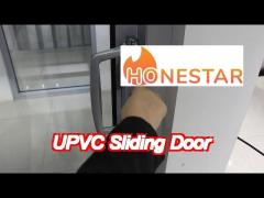 Energie-efficiëntie Upvc schuifdeur met geluidsisolatie en EPDM dubbele afdichting