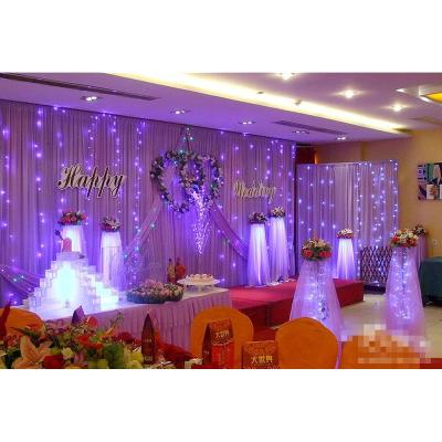 China pipe and drape wedding stage backdrop black pipe and drape backdrop for sale