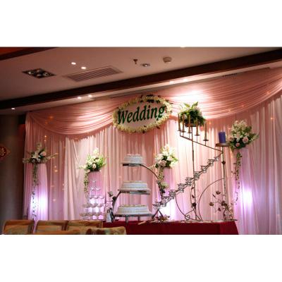 China pipe and drape systems backdrop kits ceremony backdrop rental wedding hall decoration for sale