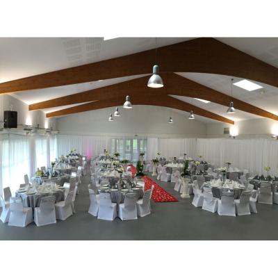 China ceremony backdrop design wedding hall decoration with flowers event backdrop ideas for sale
