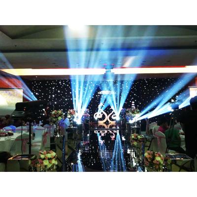 China rental led curtain	event decoration equipment star curtains nursery led video curtain star cloth for sale