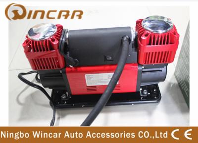Китай Metal портативный компрессор воздуха 12V с баком воздуха цилиндра двойника 300L/min продается
