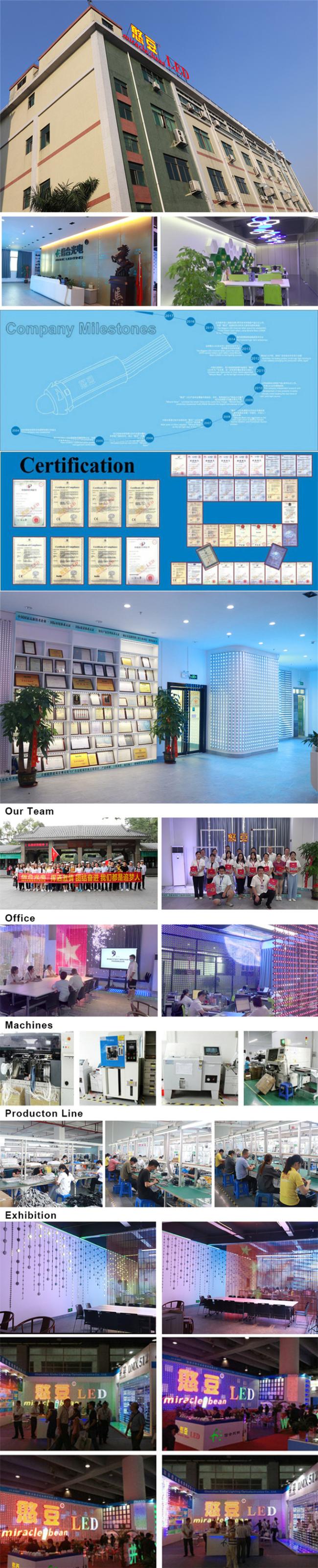 Miracle Bean IP67 Outdoor Waterproof RGB Flexible LED Net Screen Curtain Led Display 4