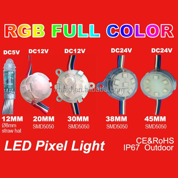 12mm led pixel light