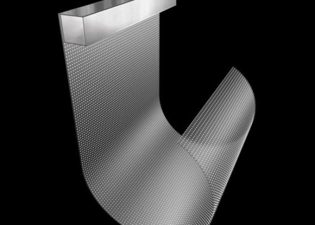 P8 LED Transparent Film Screen close-up detail